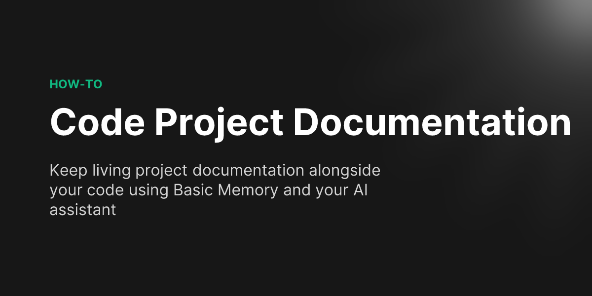Code Project Documentation - Basic Memory