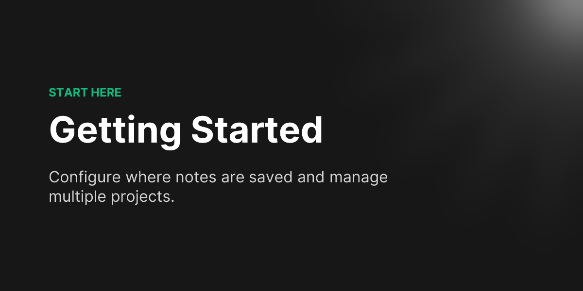 Getting Started - Basic Memory